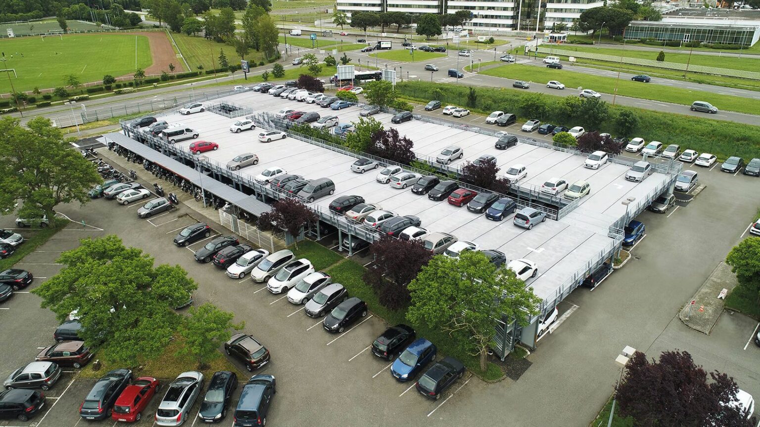 Parking silo modulable pour bâtiments tertiaires | Park'Up®